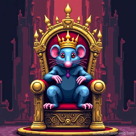 Pixel Art Rat King Stable Diffusion Online