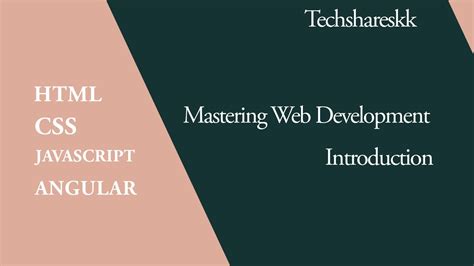 Introduction To Web Development Mastering Of Web Development Part