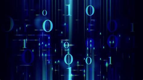 Use Binary Numbers Computers Stock Footage Video 100 Royalty Free