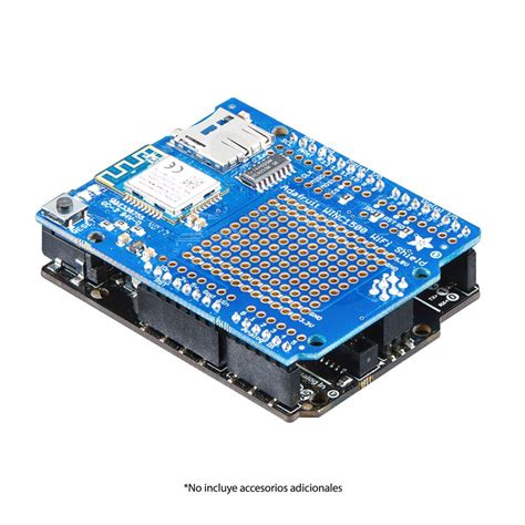 Adafruit Arduino Shield Winc1500 Wifi Con Antena Pcb Pc Factory