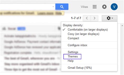 Tricks Of Webs How To Change Gmail Theme To Replace With Your Own Picture