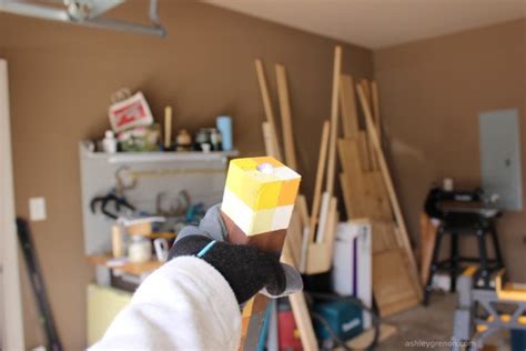 Diy Minecraft Torch Tutorial Handmade With Ashley