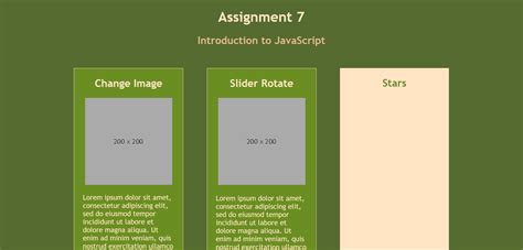 Assignments Main Page