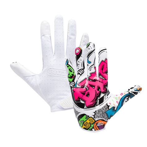 Graffiti Doom Speed Receiver Football Gloves Battle Sports