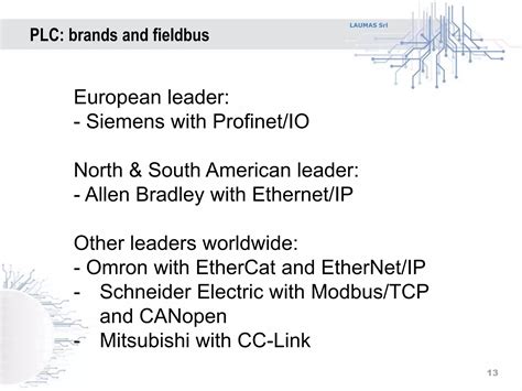 PLC And Fieldbuses PPT Free Download