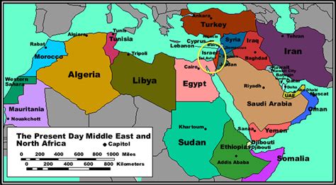 Countries Surrounding Israel Map