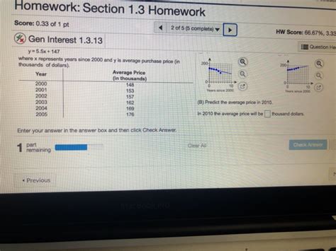Solved Homework Section 1 3 Homework Score 0 33 Of 1 Pt 2