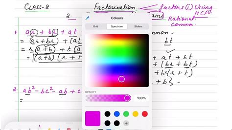 Factorisation By Regrouping The Terms Class 8 Maths Youtube