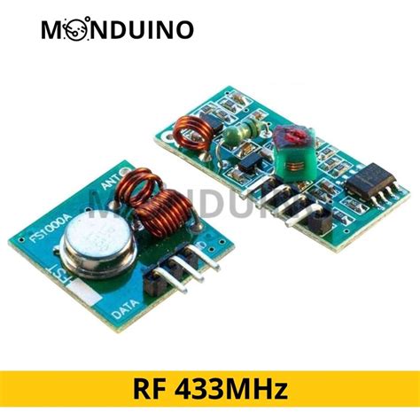 Module Transmetteur émetteur Et Récepteur Rf 433mhz Fréquence Radio