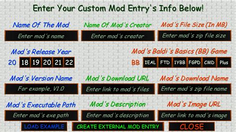 V Changelog Baldi S Basics Mod Archive Project By