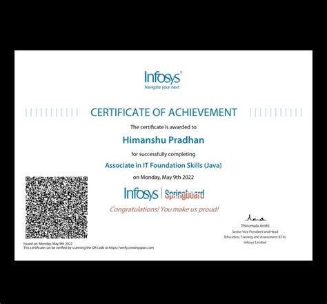 himanshu pradhan on linkedin infosysspringboard java infosys