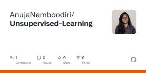 GitHub AnujaNamboodiri Unsupervised Learning