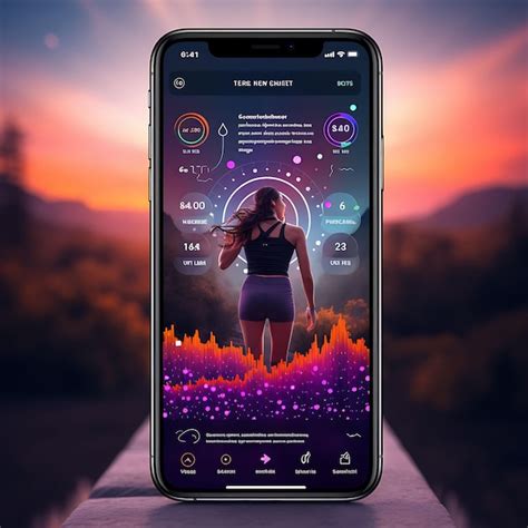 Premium Ai Image Mobile App Design Of Fitness Workout Tracking App
