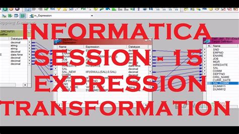 Expression Transformations Informatica Tutorial Session 15 Youtube