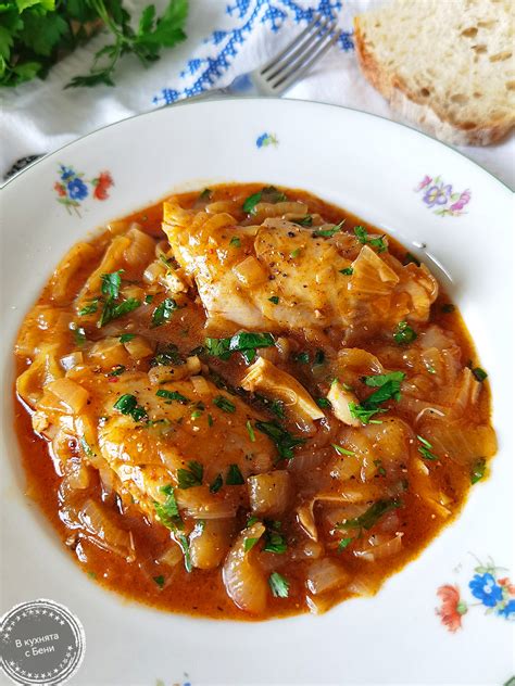 Пилешка лучена яхния В кухнята с Бени