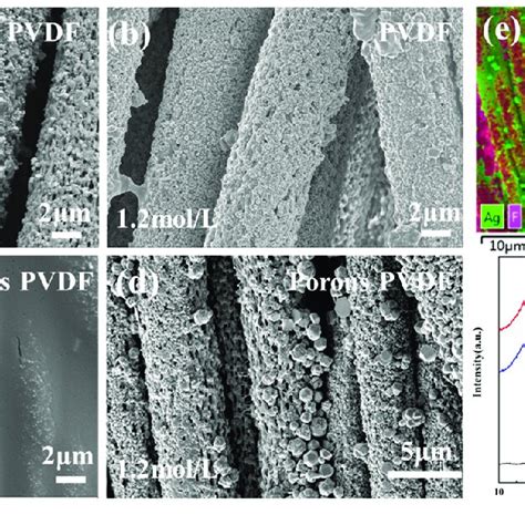 Microstructure Of Conductive Pvdf Fibrous Membrane With A 02 Moll Download Scientific
