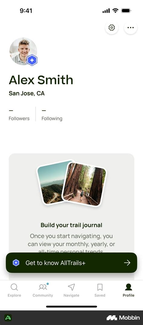 Alltrails Ios Mobbin Ux Design Inspiration Android Web Web App