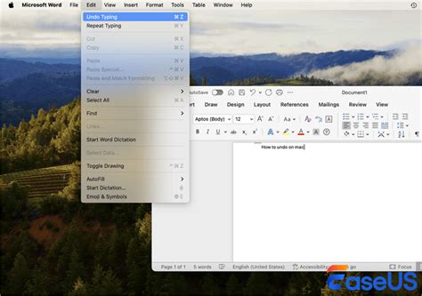 Undo On Mac Learn Undo And Redo Shortcuts Mac
