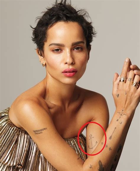 Zoe Kravitzs 55 Tattoos And Their Meanings Body Art Guru