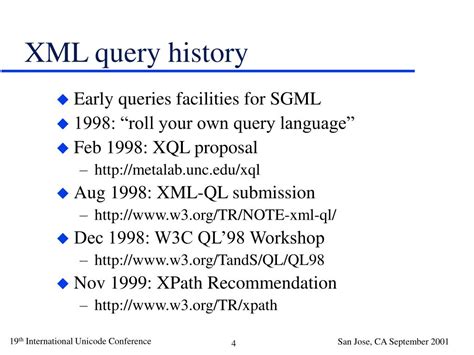 Ppt W3c Xml Query Powerpoint Presentation Free Download Id4749062