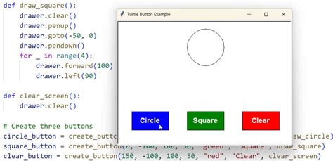 Python Turtle Onclick Create Graphics With Examples