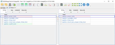 Ks Db Merge Tools For Postgresql Compare And Sync Two Databases
