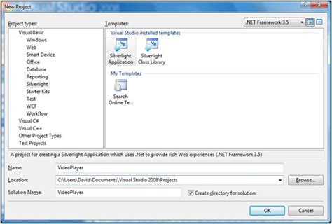 Using Silverlight To Create A Video Player