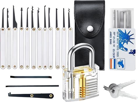 24 Piece Lock Picking Tool Set Premium Lock Picking Tool Set With