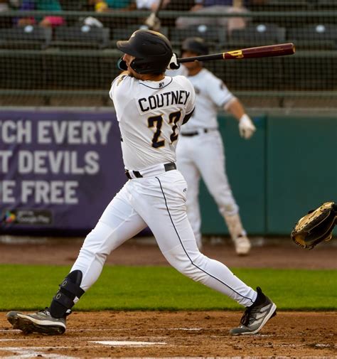 Tri City Dust Devils Matt Coutney At Bat May 31 2024 Photo On