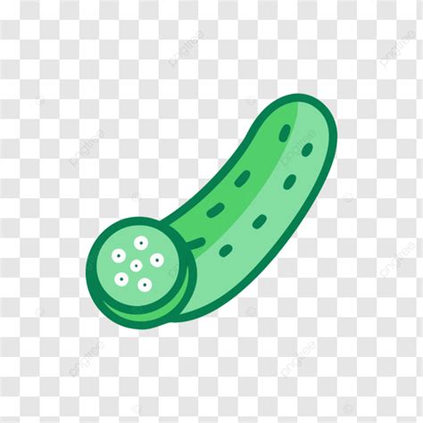 Cucumber Flat Icon Vector Icon Vector Illustration Png And Vector
