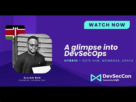 Free Video A Glimpse Into Devsecops Building A Secure Nodejs Service From Devseccon Class
