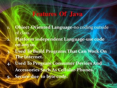 Ppt On Java
