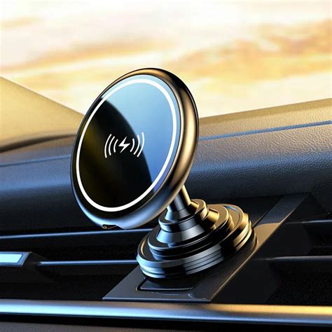 Magnetic Car Phone Holder Smartphone Stand With Magsafe Wireless