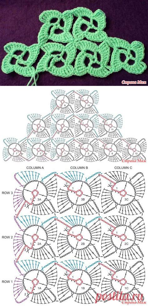 Безотрывное вязание крючком ТАНЦУЮЩИЕ КВАДРАТИКИ Безотрывное вязание Ленточное Брюггское