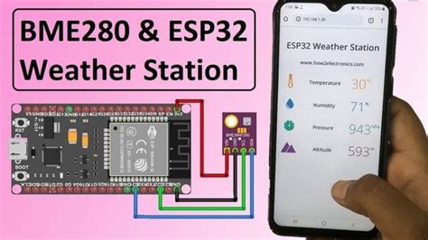 Esp32 And Bme280 Based Mini Weather Station Weather Station Station
