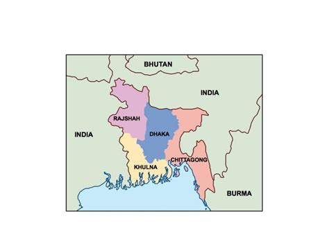 Bangladesh Presentation Map Vector World Maps