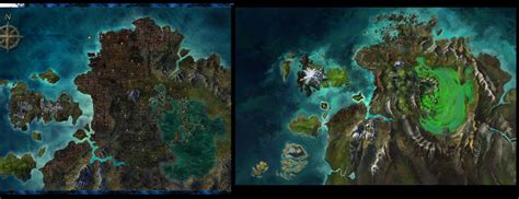 Gw1 Explored Gw2 Unexplored Map Comparison Of Cantha Guildwars2