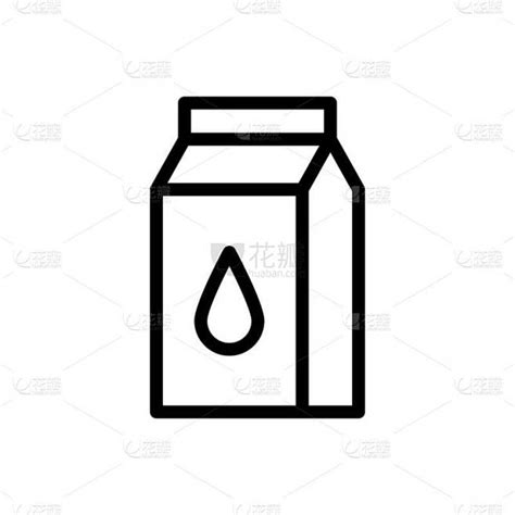 包装矢量细线图标