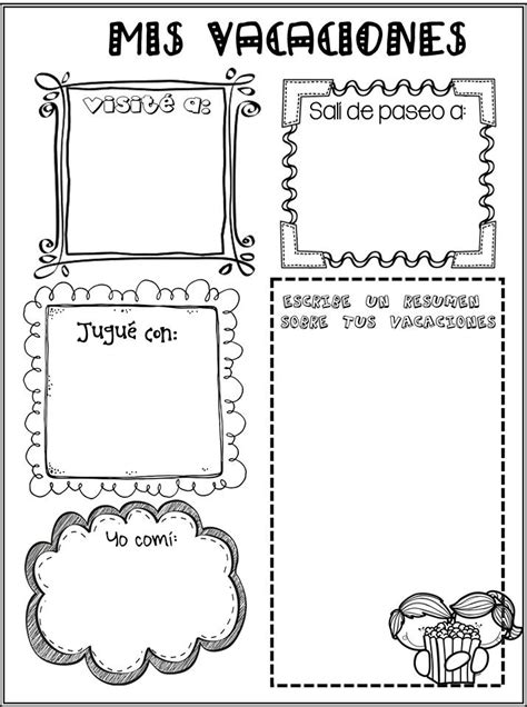 Mis Vacaciones Actividad Vuelta De Vacaciones Vuelta A Clases