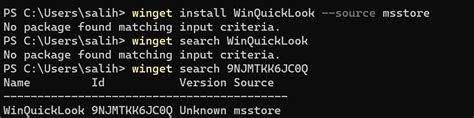 broken download command in the readme file · issue 188 · shibayan winquicklook · github