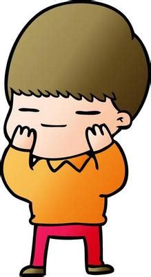 Shy Expression Vector Art Icons And Graphics For Free Download