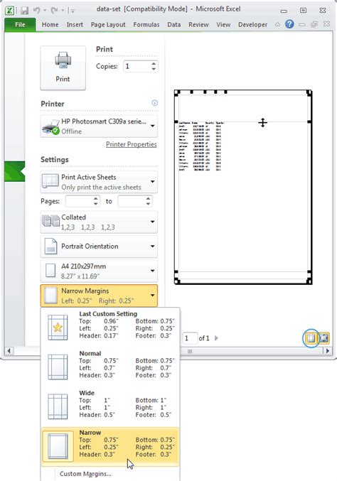 Настройка печати документов Excel Word и Excel помощь в работе с программами
