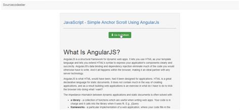Javascript Simple Anchor Scroll Using Angularjs Sourcecodester