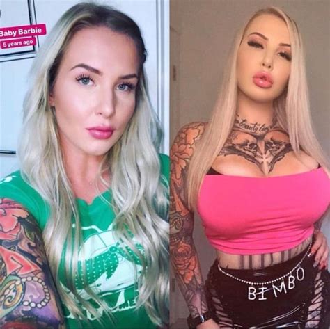 Bimbofication Project Original Model Vs Improved One Inkedinbarbie Pic