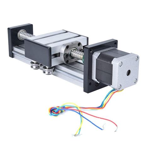 Buy Linear Guide Actuator 200mm Range CNC Linear Guide Rail Slide Stage Ball Screw Guide