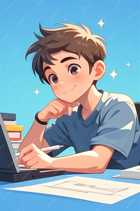 Premium Vector South Asian Male Software Developer In His 20s Writing Code