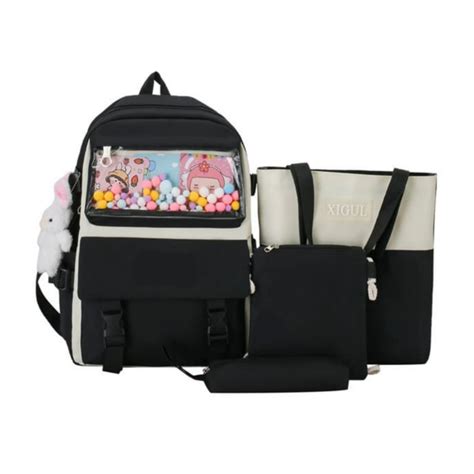 Female Backpack 3d Cartoon School Bag Teenage College Girls Solid Bookbag Backpack Daraz Pk