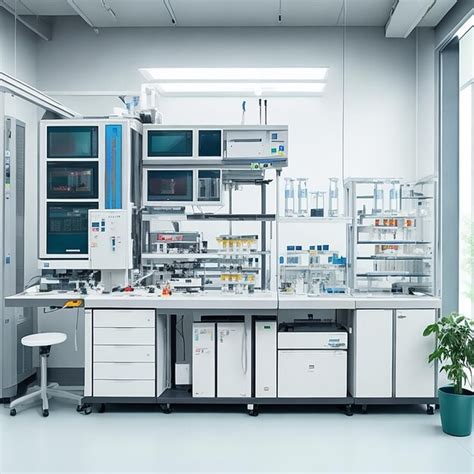 Photo Automation Semiconductor Manufacturing With Robotic Arms In