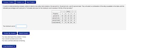 Solved You Have Attempted This Problem 7 Times Your Overall