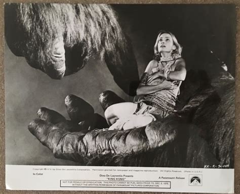 King Kong 1976 Jessica Lange Lot Of 2 Original Press Catawiki
